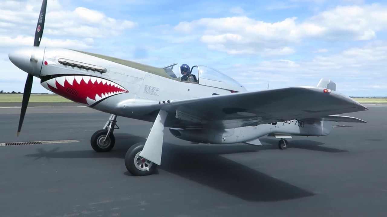 RAAF Museum CAC CA-18, MK.23 Mustang A68-170 VH-SVU start and taxy ...