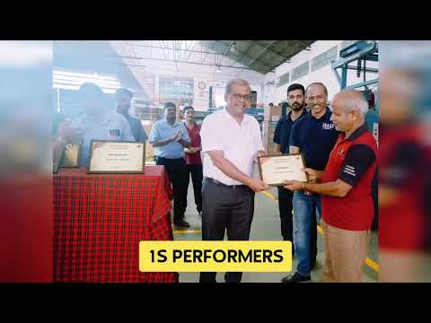 1st July 2025-Awards distributed to the Best Seiri performers of BAB Leather Products International.