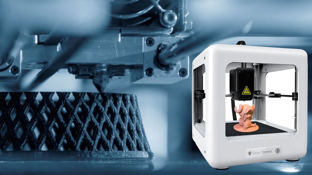 Ease Threed 3D printer replacing the rug - YouTube