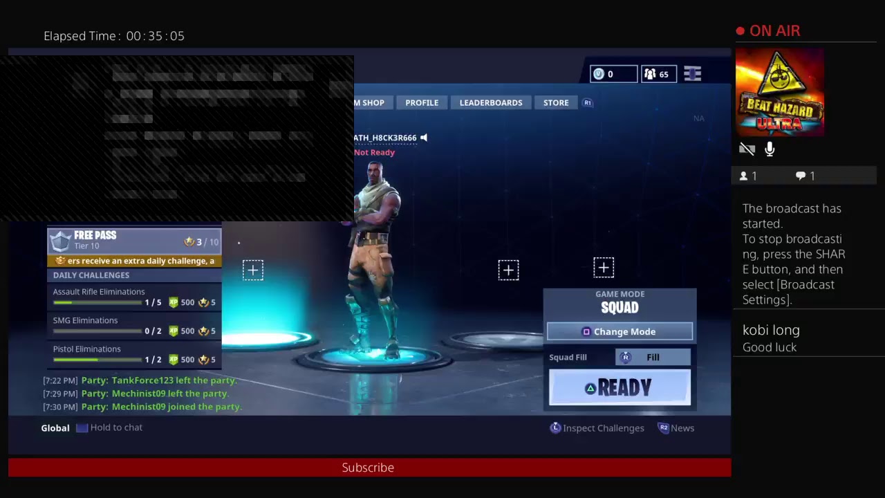 First YouTube Stream (Fortnite Battle Royale) - YouTube