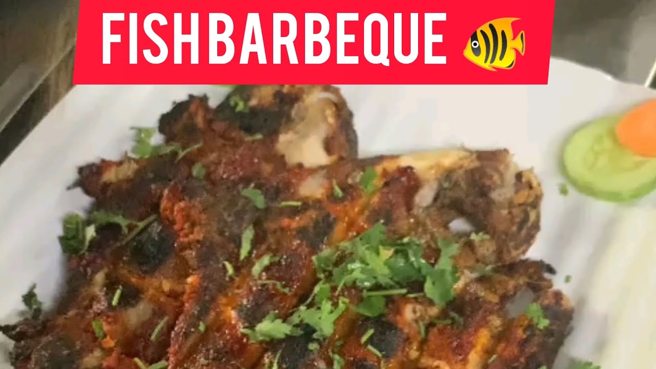 fish barbeque making in hotel #chicken #klmiraclefood #testyfood - YouTube