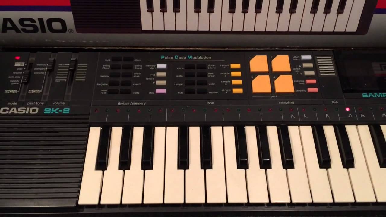 Casio SK-8 Demo - YouTube