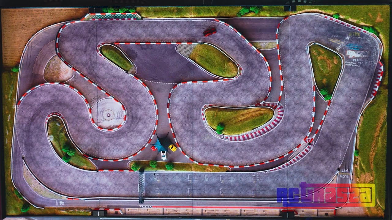 RC Turbo Racing Car C-75 на трассе ручной работы Raceway - YouTube