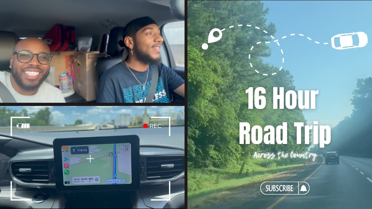 16 Hour Road Trip Across the Country - YouTube