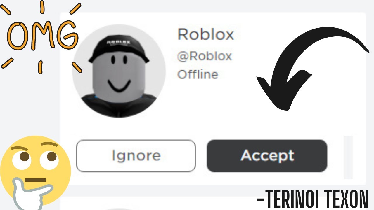 ROBLOX SENT ME A FRIEND REQUEST.. - YouTube