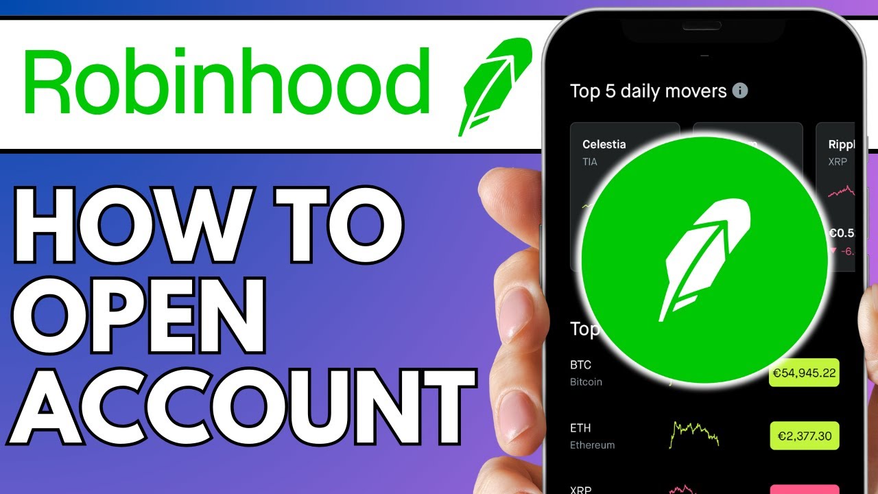 How To Open Robinhood Account (Sign Up To Robinhood) - YouTube