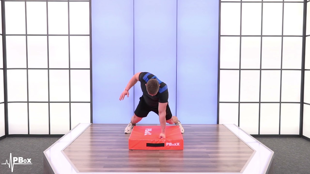 PBox - ONE ARM SIT-UP JUMPING BOX SQUATS - YouTube
