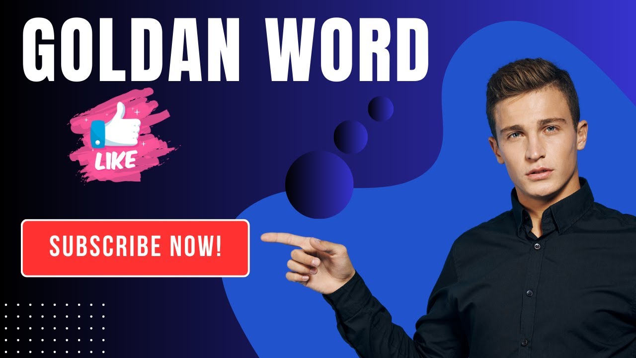 Goldan word Jan 30, 2025 - YouTube