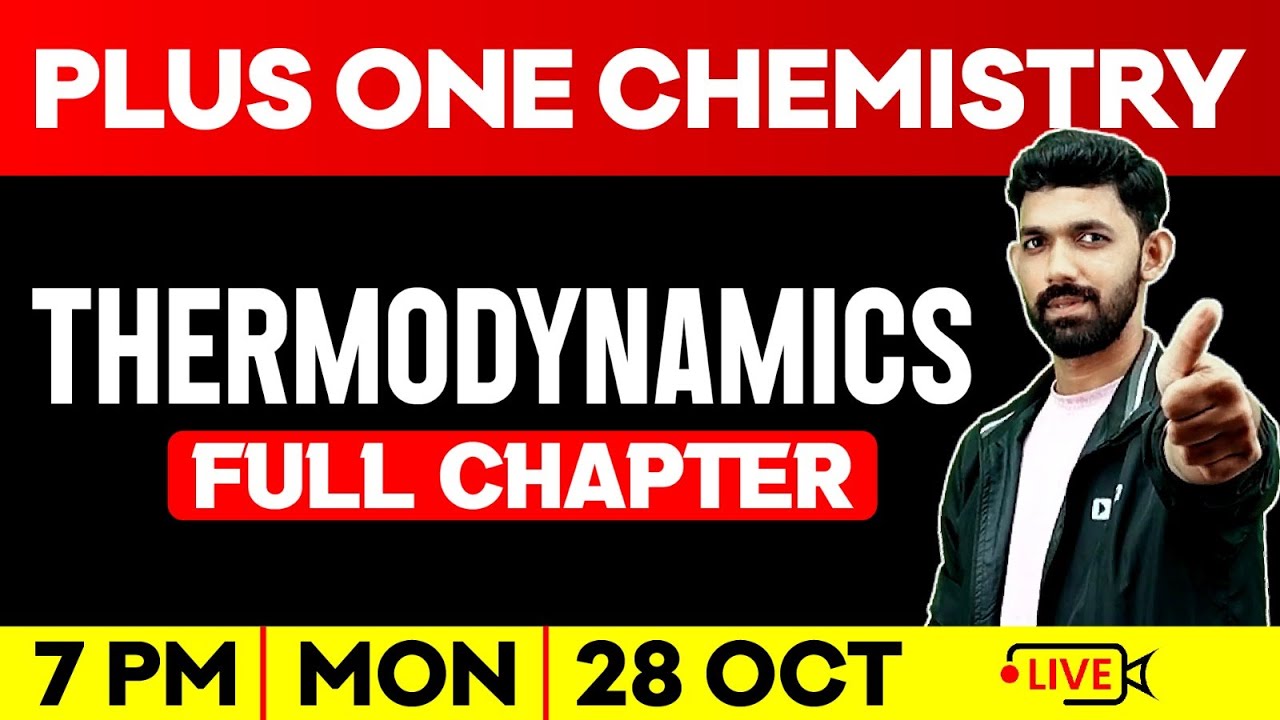 Plus One Chemistry | Thermodynamics | Full Chapter | Exam Winner Plus ...