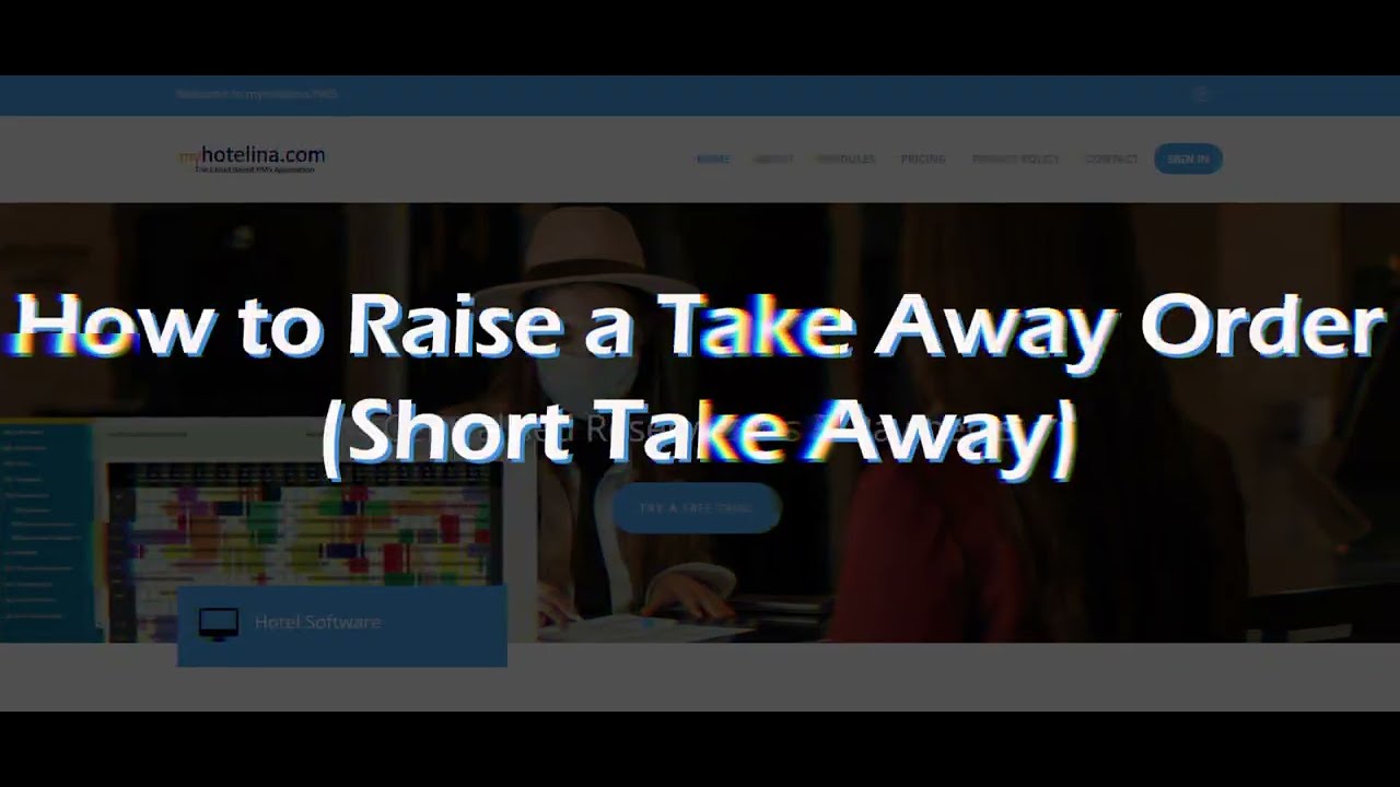 How to Raise a Take Away Order (Short Take Away) - YouTube
