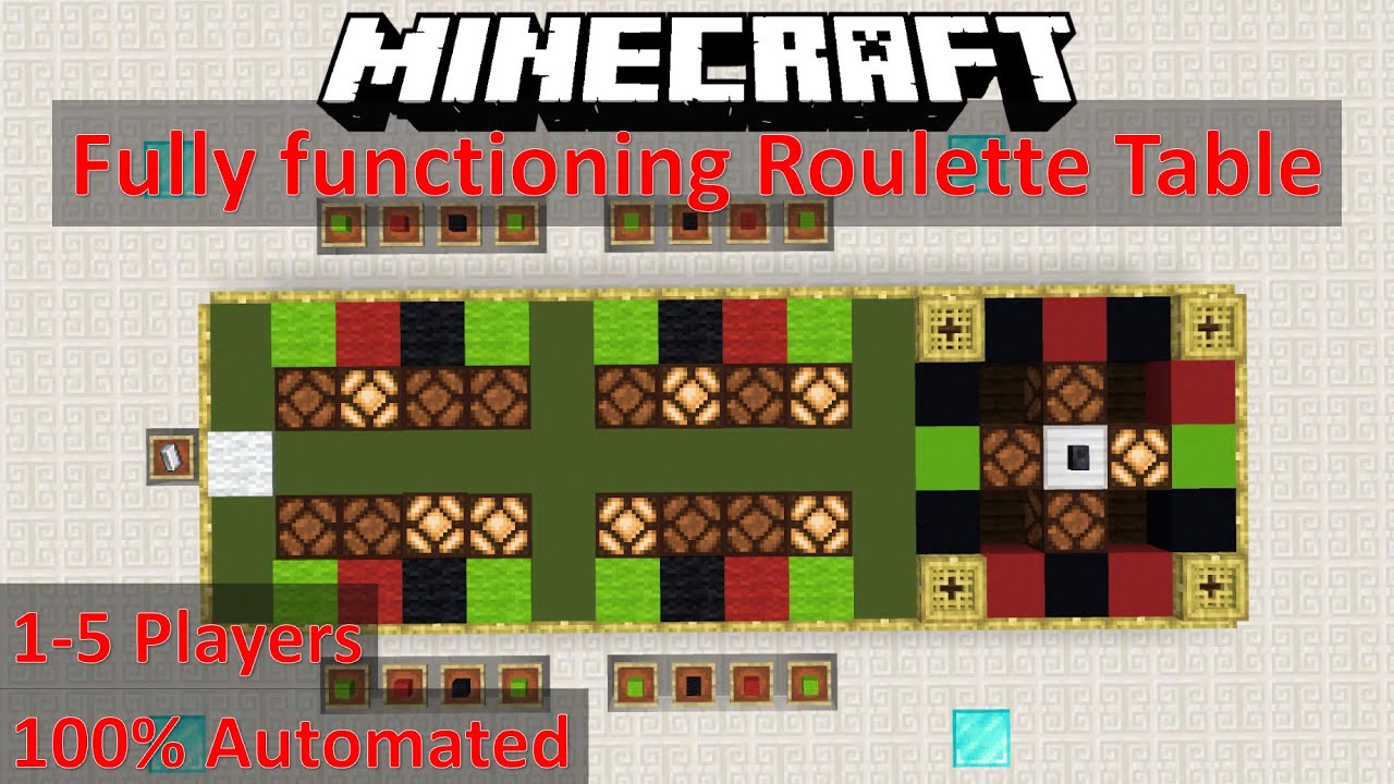 Realistic Roulette Table | Minecraft | RTsWorld - YouTube