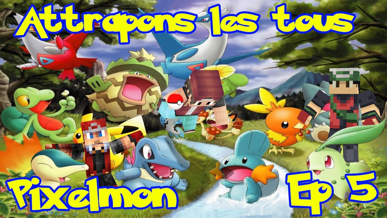 Minecraft : attrapons les tous #5 (Pixelmon) | Des pokédex ! - YouTube