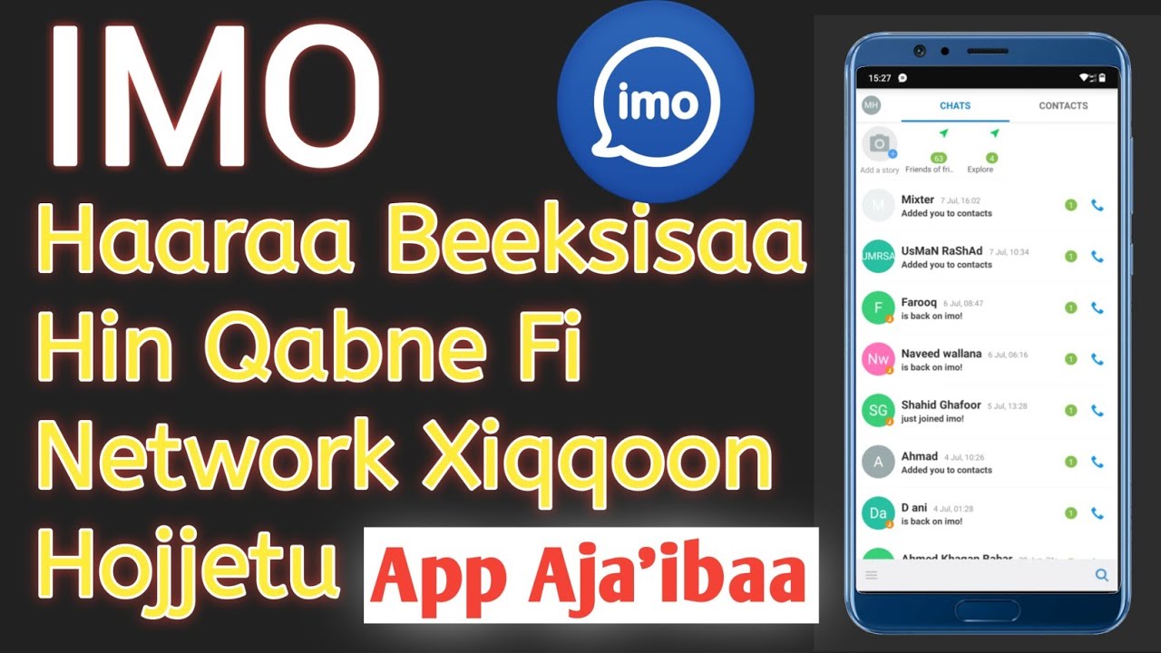 Imo Haaraa Beeksisaa Hin Qabnee Fi Network Xiqqoon Safisaan Hojjetu ...