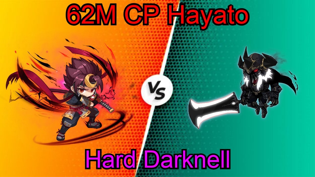 [Maplestory Kronos] 62m Hayato Solo Hard Darknell (1.3x Arcane Power ...