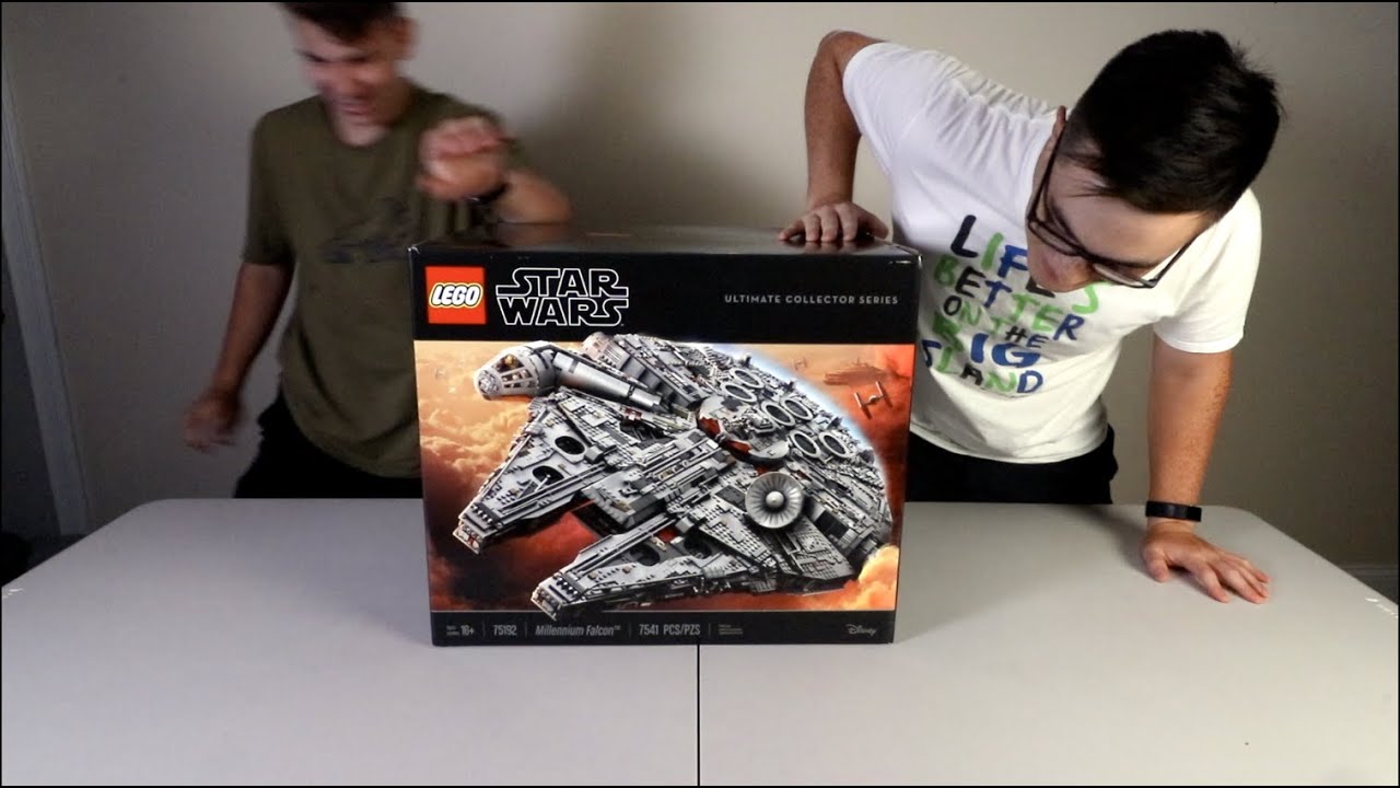 Building the 7,500-Piece LEGO Millennium Falcon in 60 Seconds (Time ...