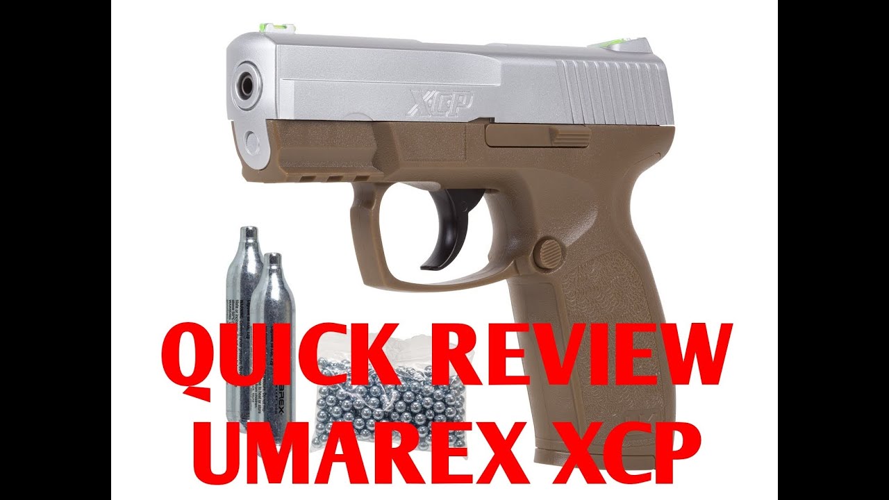 UMAREX XCP PISTOL QUICK REVIEW - co2 pistol - YouTube