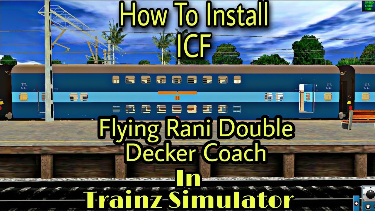 How To Add Indian Add-ons || ICF Blue Coach || Trainz Simulator - YouTube