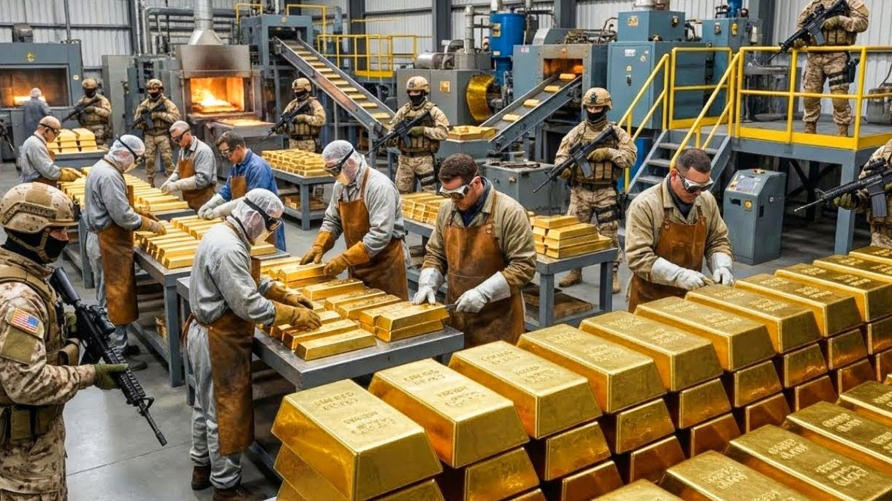 Inside the Gold Refining Plant: How Rock Turns Into Pure 24K Gold Bars ...