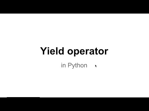 Python yield and iteration in depth - YouTube