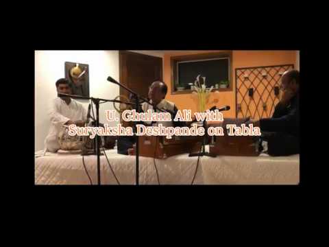 U  Ghulam Ali With Suryaksha Deshpande on Tabla