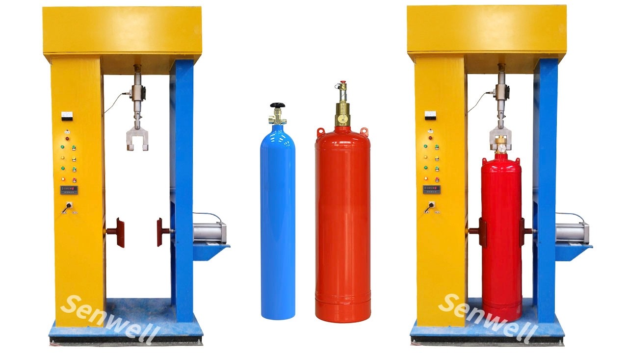 Cylinder valve replacement machine #cylinder valving machine #cylinder ...