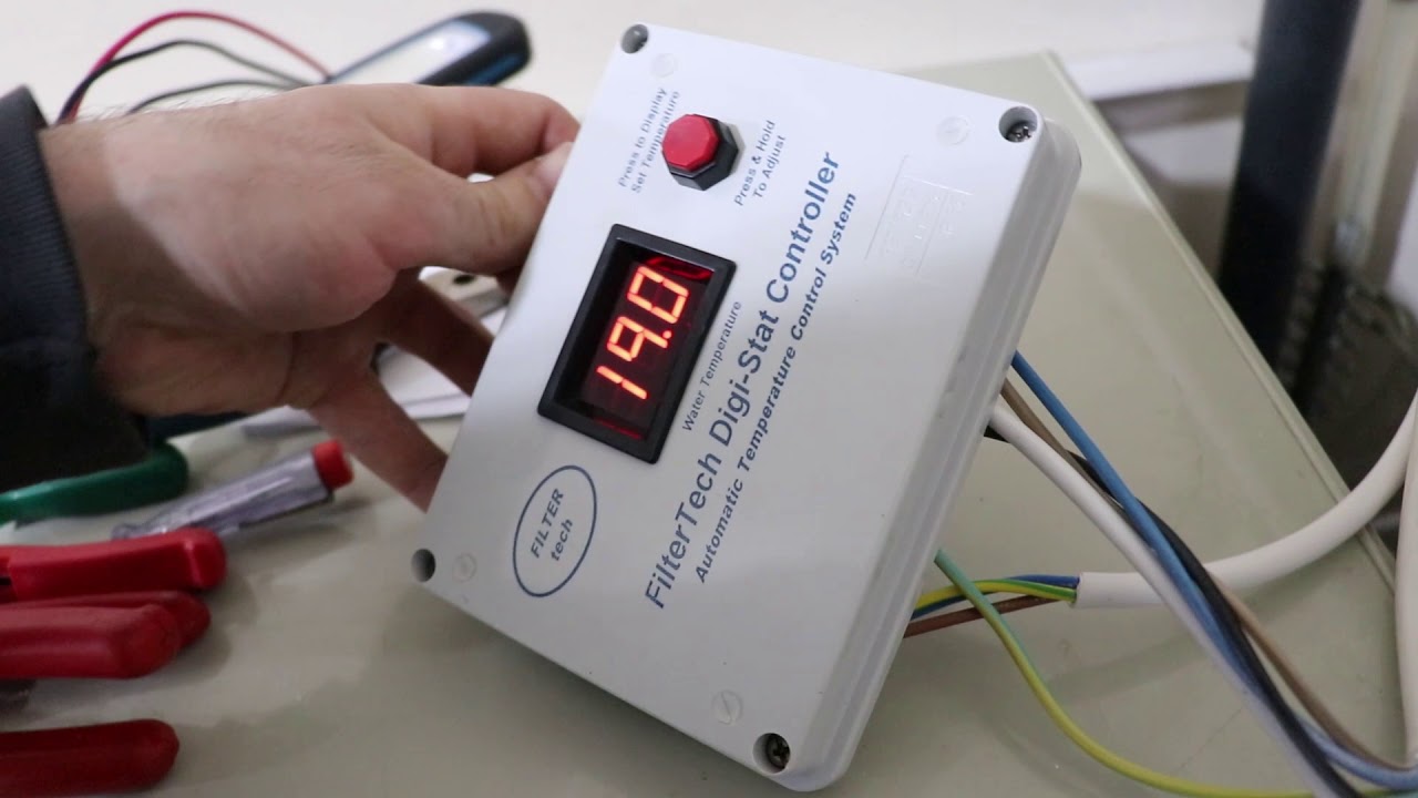 Installing a digital heater controller on cloverleaf heater - YouTube