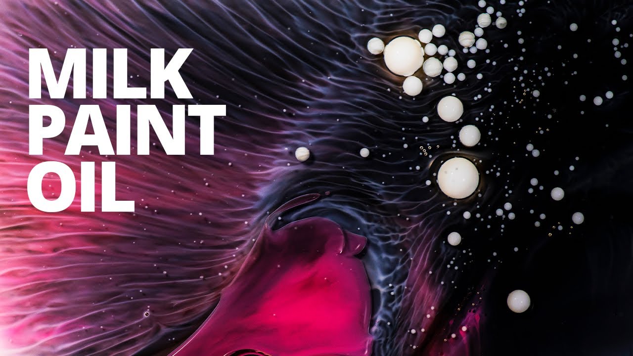 Creating INCREDIBLE abstract photography using milk, paint and oil ...
