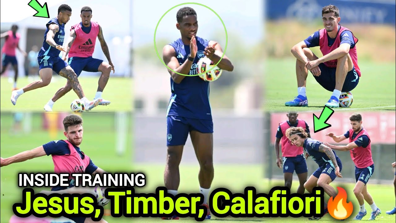 Inside Training | Jesus, Calafiori, Timber Returns to Training Ahead of ...