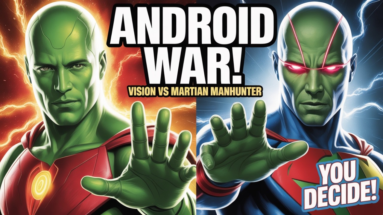 Vision vs Martian Manhunter – who is the better android? - YouTube