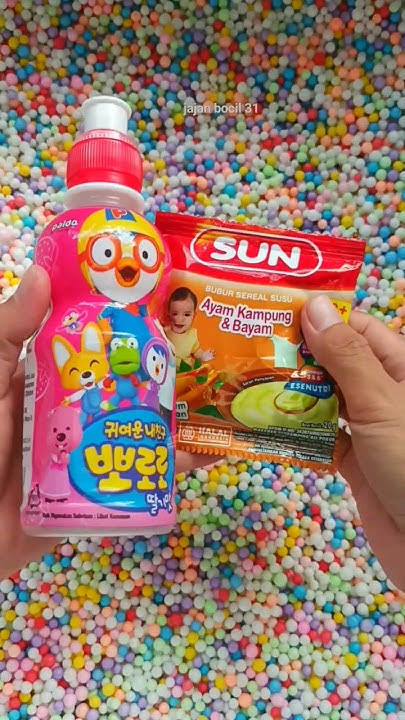 mencari dan menemukan jajanan paldo pororo, sun bayam di dalam kardus #huntingjajan #jajanan # ...