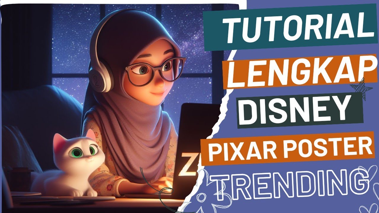 TUTORIAL EDIT FOTO DISNEY PIXAR BING IMAGE CREATOR - YouTube