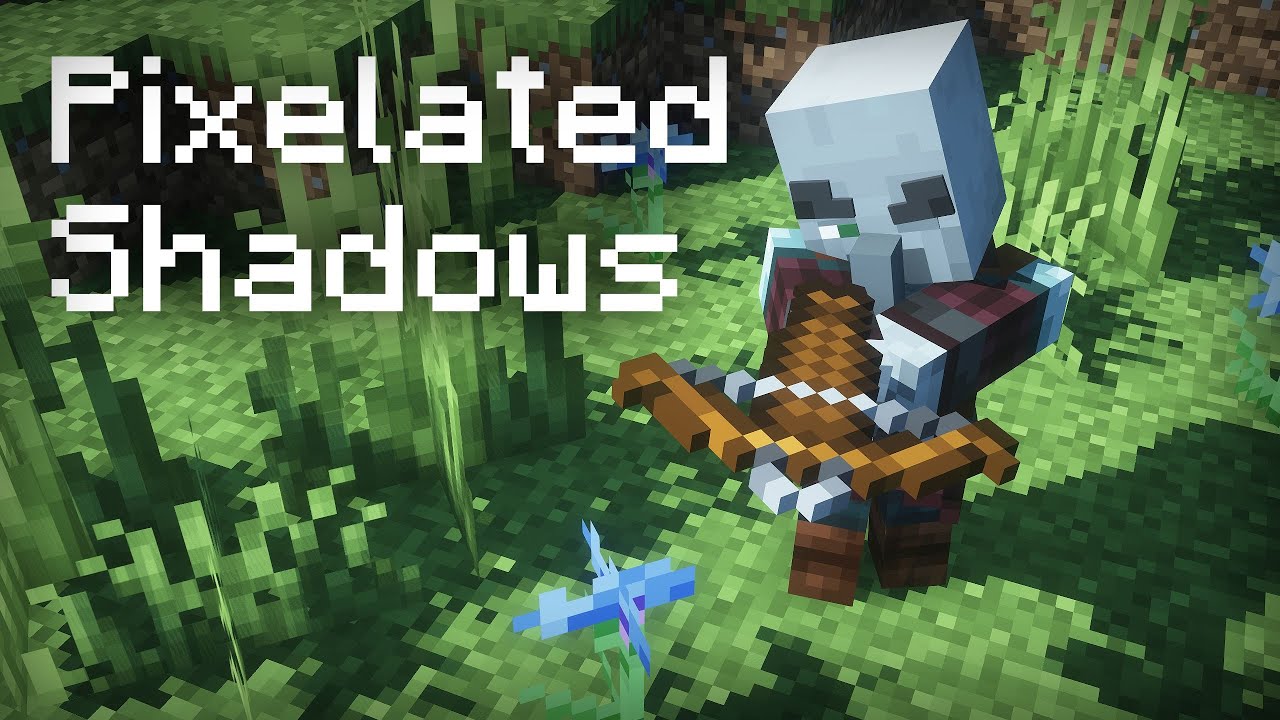 Stylized Pixel Shadows in Minecraft with OPAL Shaders [ON and OFF Comparison] - YouTube