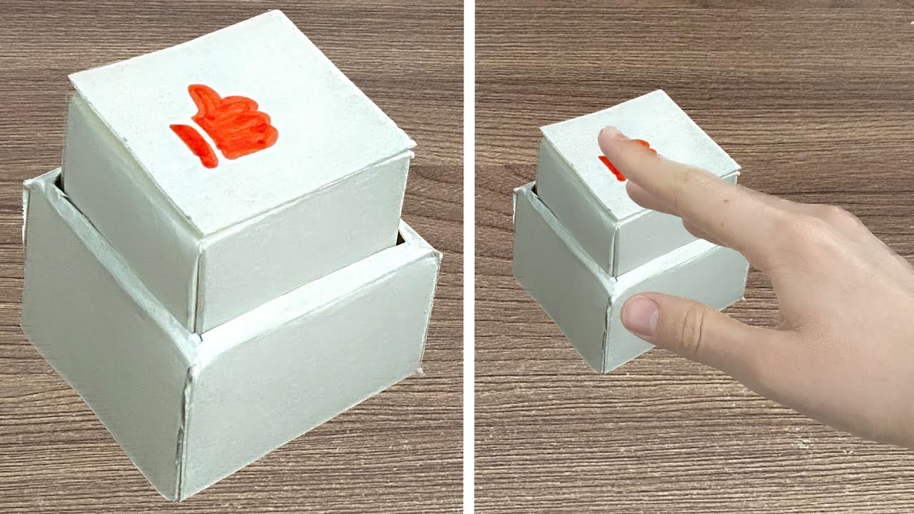 How to Make a Cardboard Button – Easy DIY Tutorial - YouTube