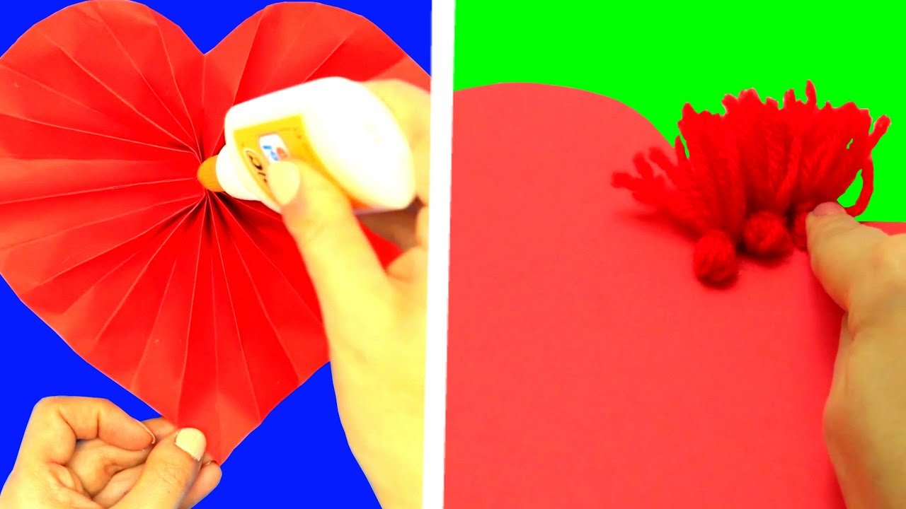 13 TRULY BEAUTIFUL HEART SHAPED CRAFT IDEAS - YouTube