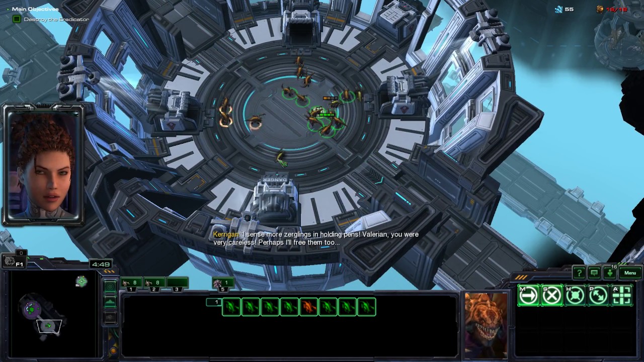 SC2 Heart of the Swarm Mission 01 - Prologue - YouTube