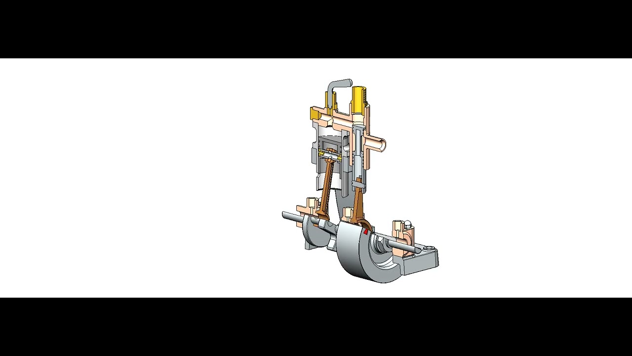 A HIGH SPEED UNIFLOW STEAM ENGINE WITH A PISTON TYPE VALVE CALLED ...