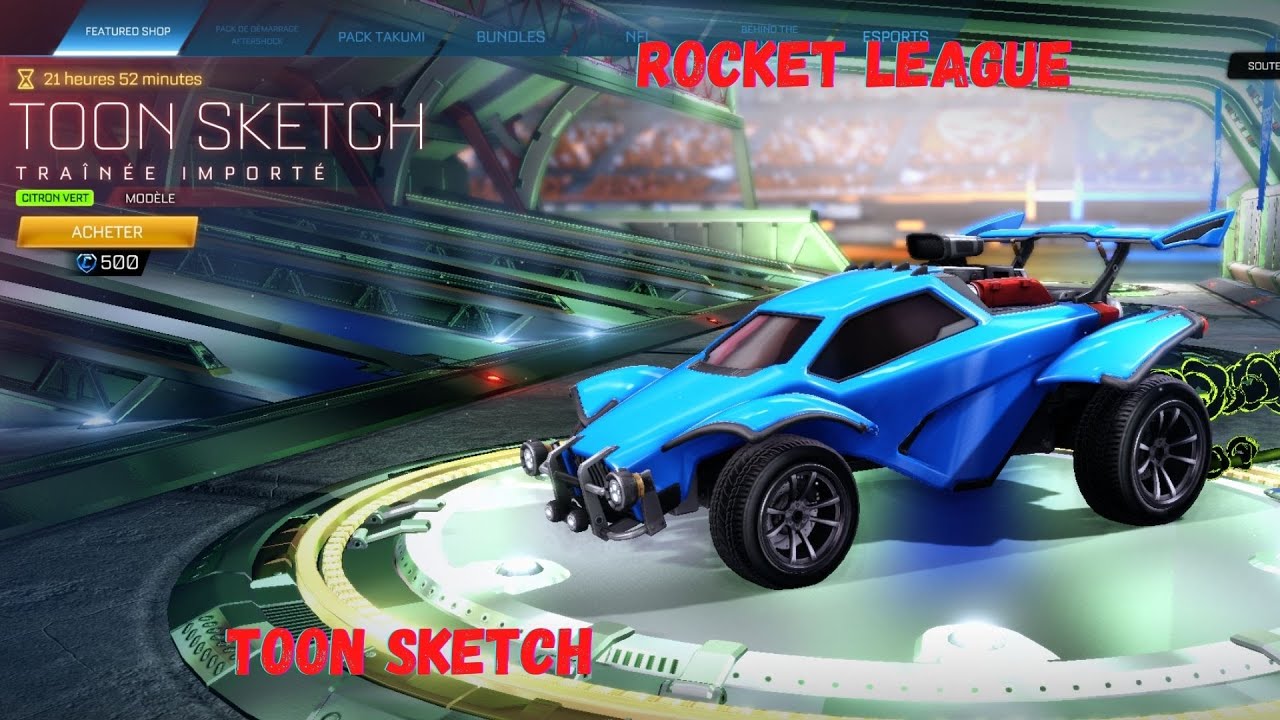 *NEW* TOON SKETCH AUTO BOUTIQUE 16 FEVRIER 2022 ROCKET LEAGUE ITEM SHOP ...