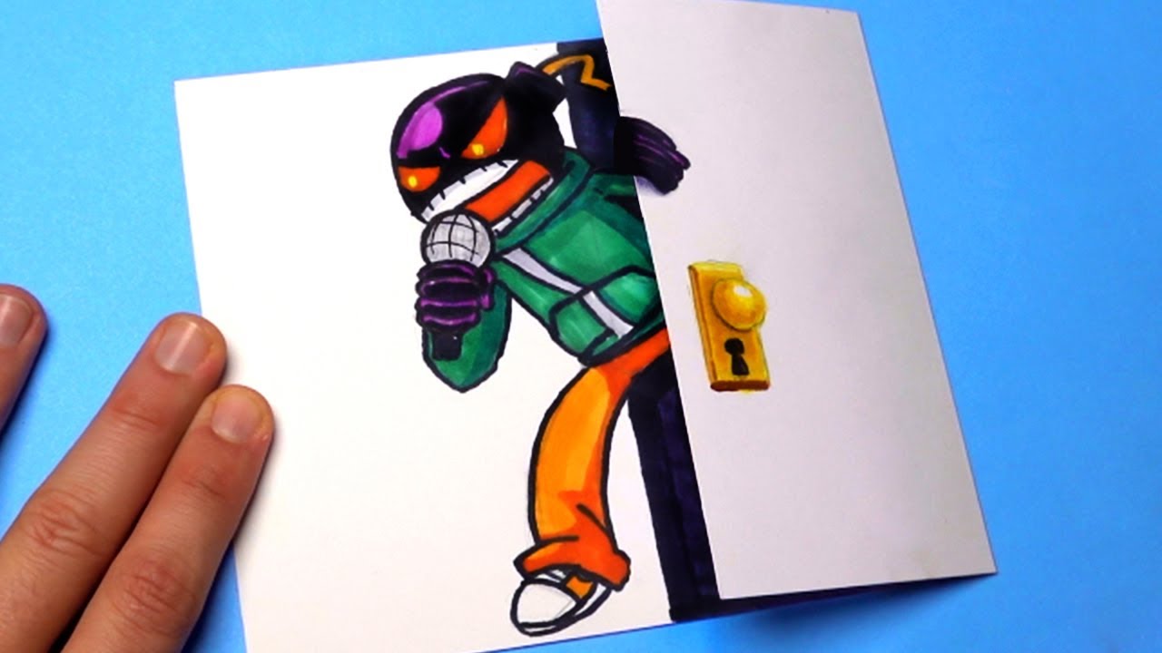 10 Amazing FRIDAY NIGHT FUNKIN' FNF Creation Paper Craft and Doodle for ...