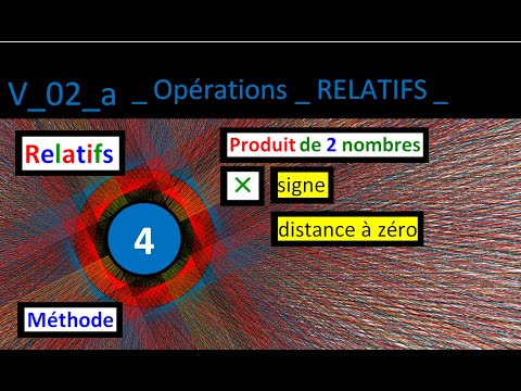 V 02 a RELATIFS Produit 2 relatifs règle de calcul SN - YouTube