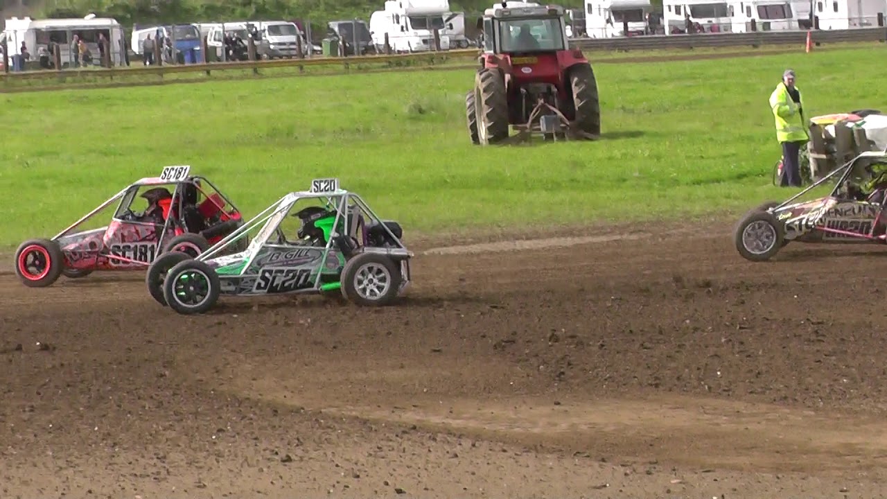 Scunny Autograss 17 09 17 Class 8 H1 Red - YouTube