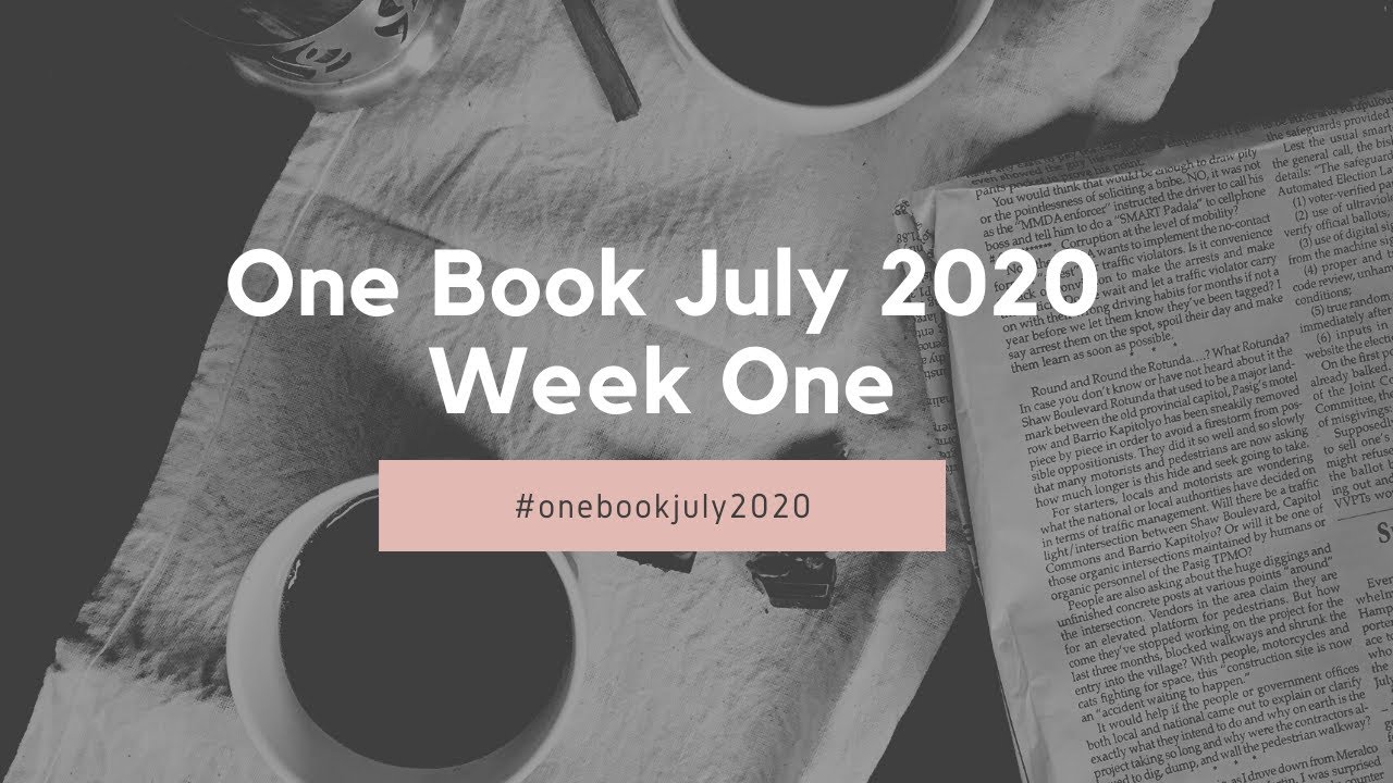 Week One - The One Thing - One Book July 2020 - YouTube