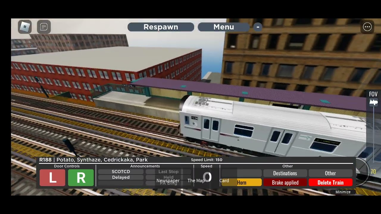 [ROBLOX] Operating a R188 in PTA Classic: Kennedy Lines - YouTube