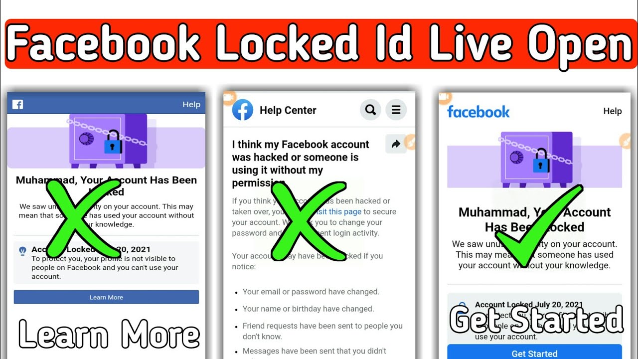 Reactivate Disabled or Closed Facebook Account | Fix or Open Closed ...