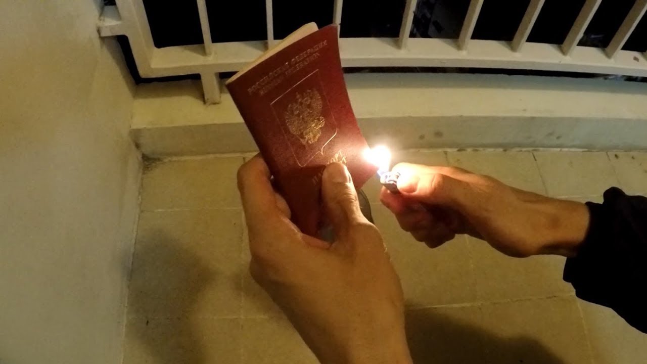 Burned My Passport - Burned My Old Identity - YouTube