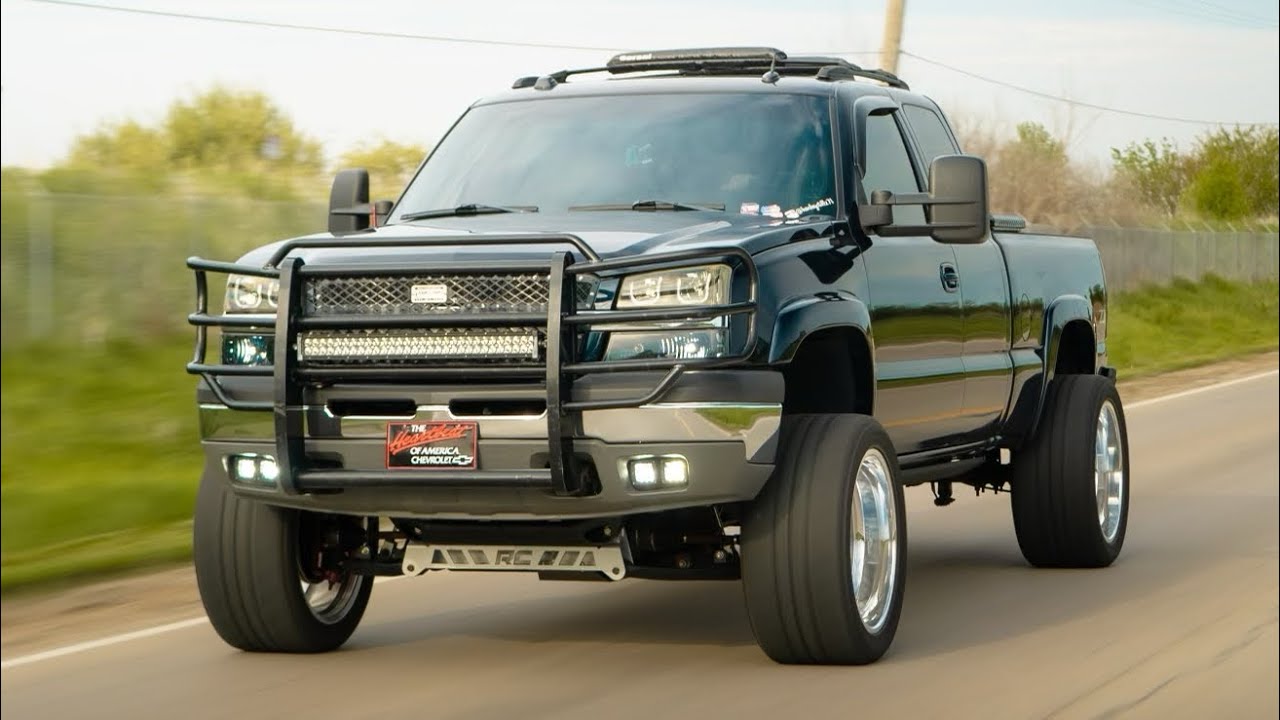 Cammed and Lifted Cateye Silverado on American Force Wheels edit by ...