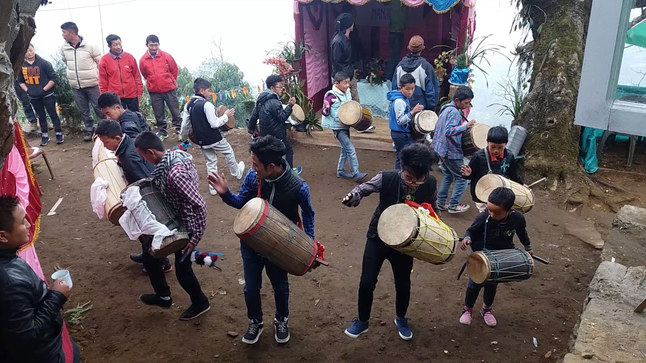 Limboo Traditional Chabrung Dance (k-Lang)in Sikkim ...@Yuksam west ...