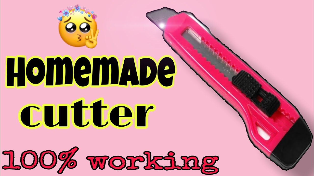 How to make paper cutter at home|| DIY - paper cutter 😉 - YouTube