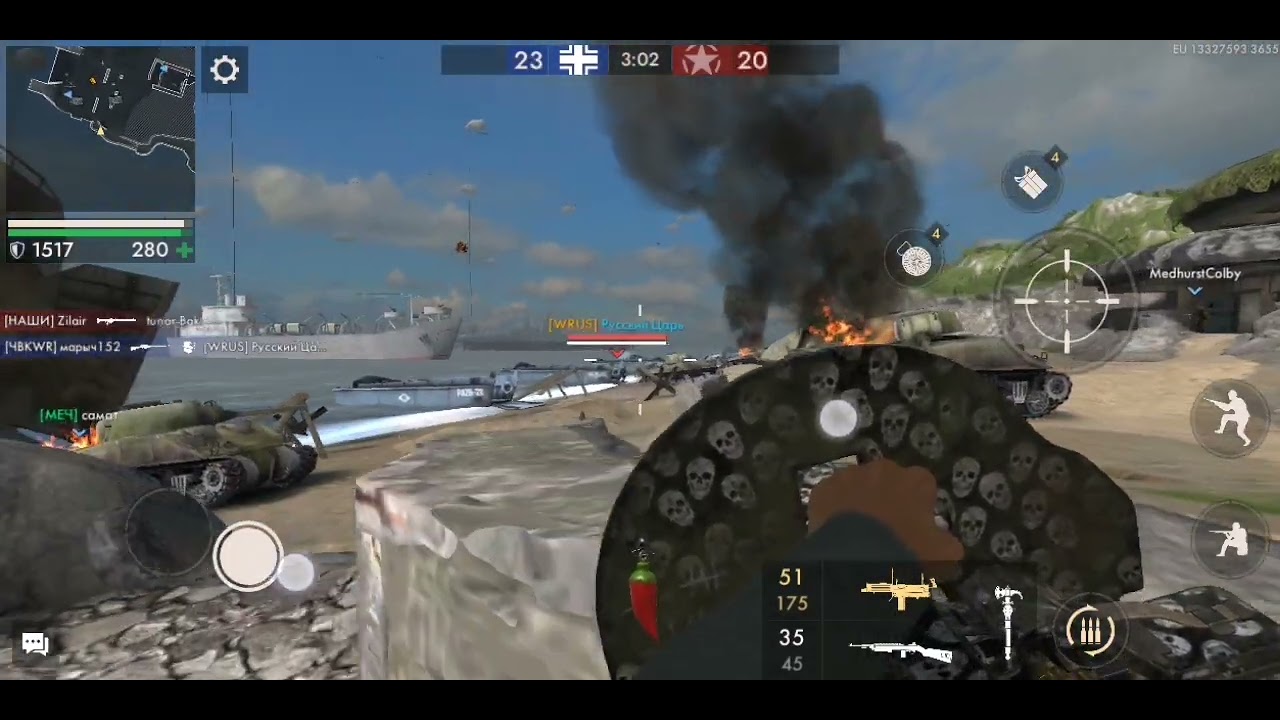 World War Heroes, Maxim Minigun, Team Deathmatch, Normandy - YouTube