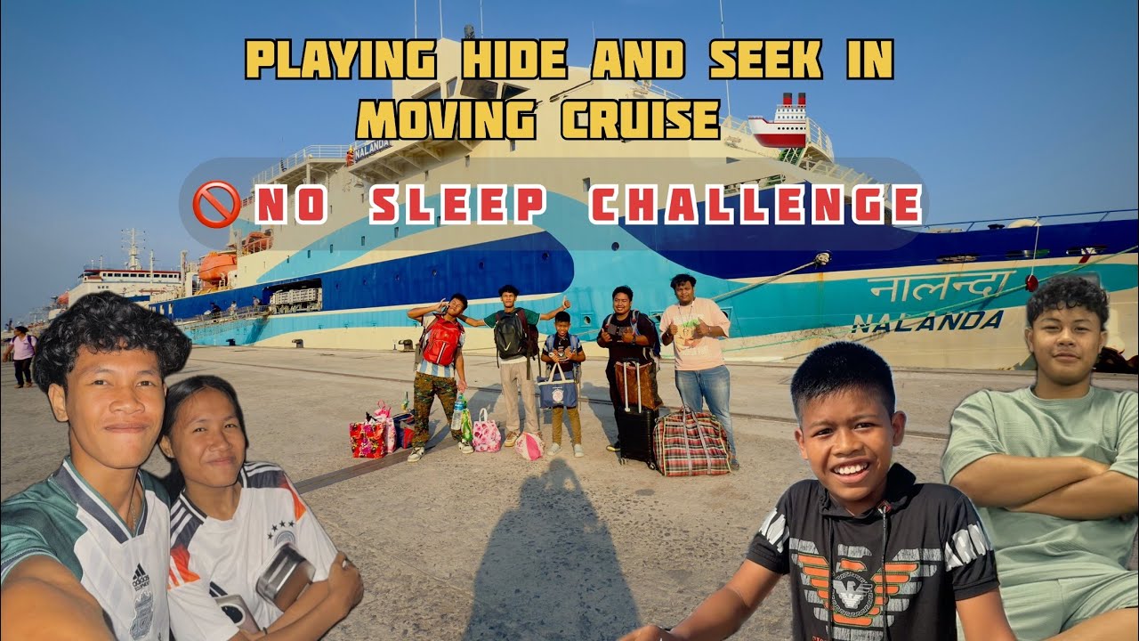 No beds, no sleep, just hide and seek in a ship🚢 - YouTube