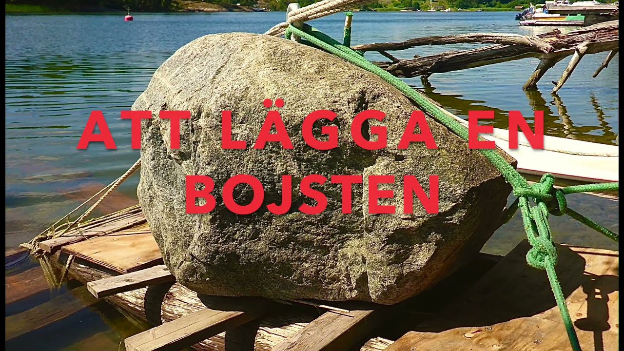 Att lägga en bojsten - YouTube